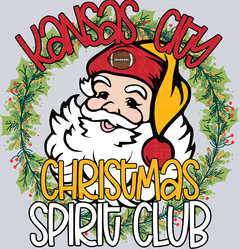 KC Christmas Spirit Club – Simply Me Shirts & Transfers