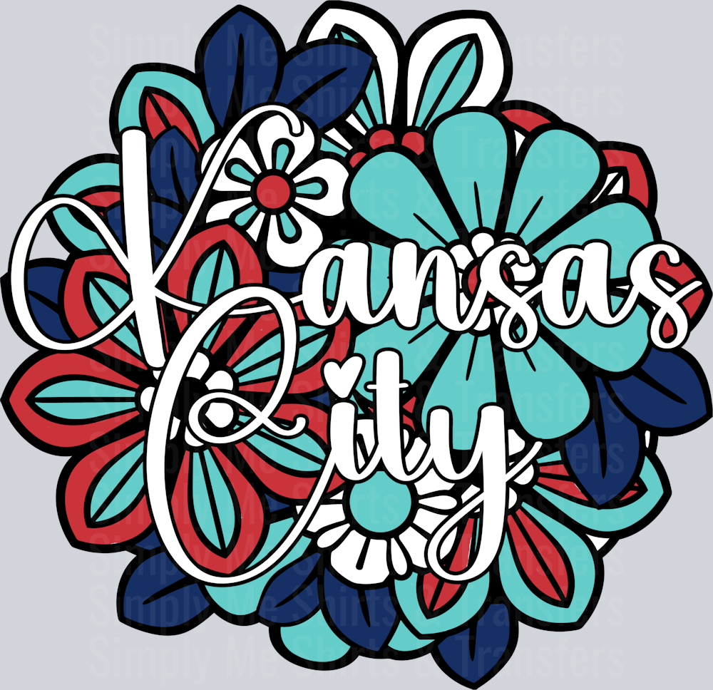 Floral KC CURRENT – Simply Me Shirts & Transfers